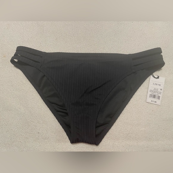 Shade & Shore | Swim | Brand New With Tags Size Large Black Swim Bottom ...